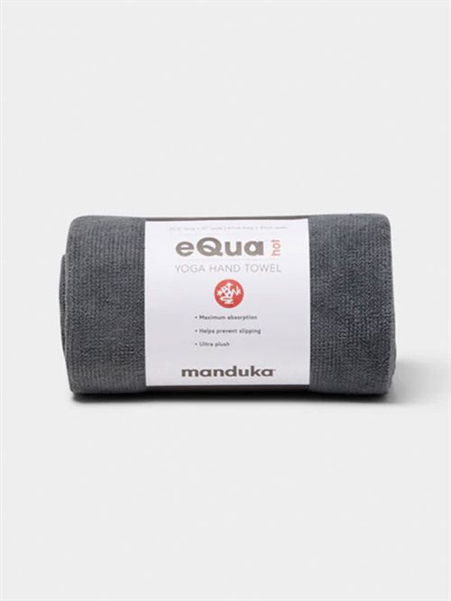 Lille Manduka håndklæde til yoga - grå